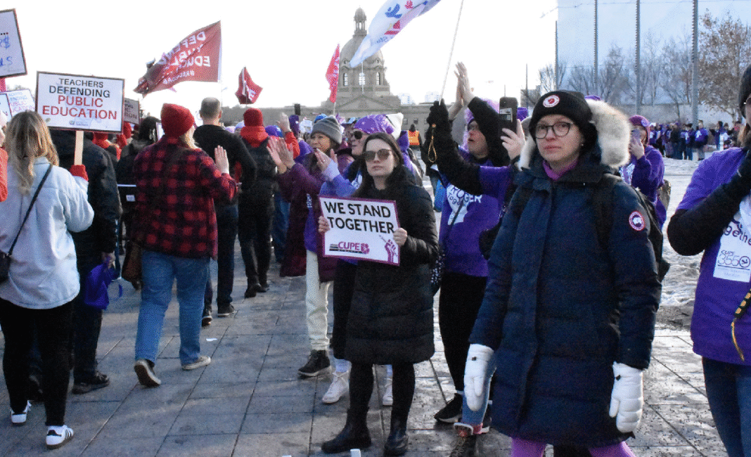 Alberta teachers strike enters fourth day as lockout looms, raising ...